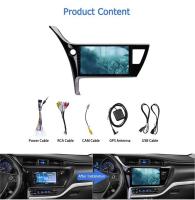 China 10.1 Inch Toyota Android Car Stereo Touch Screen Android 9.0 Car DVD Player for sale