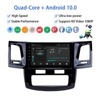 China AC 2008-2014 Hilux Android Auto Car Stereo 3D Screen With SWC DVR 4G WIFI for sale