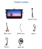 China ROM 32G Automobile Video Player GPS Navigation For Toyota Corolla 2006-2011 for sale