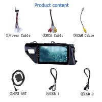 China 9inch 2din Android 10 System Capacitive Screen Full Touch Screen Car radio For Toyota Hilux RHD 2016-2018 Car Player for sale