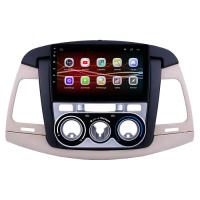 China Capacitive Screen Full Touch Screen 9 inch 2din Android 10 System Car radio For Toyota Innova 2007-2011 Manual AC Car Pl for sale