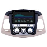 China Capacitive Screen Full Touch Screen 9 inch 2din Android 10 System Car radio For Toyota Innova 2007-2011 Manual AC Car Pl for sale