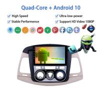 China Capacitive Screen Full Touch Screen 9 inch 2din Android 10 System Car radio For Toyota Innova 2007-2011 Manual AC Car Pl for sale