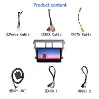 China Android 10 FM BT WIFI Capacitive Screen Full Touch Screen Car radio for Toyota VIOS 2007-2012 Car Multimedia Player for sale