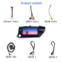 China Android 10 inch 1GB RAM 16GB ROM 1024*600 Touch Screen Quad Core Car Video GPS Navigation Head Units for Toyota Hilux 20 for sale