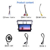 China 2 Din 9 Inch 4 Core 1+16GB Android 1024*600 HD Screen Car Radio GPS Car Navigation for Toyota VIOS 2007-2012 for sale