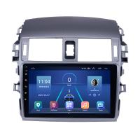 China Android 10.0 8 core car DVD player touch screen 4+32g multimedia gps navigation car radio for Toyota Corolla 2007-2013 for sale