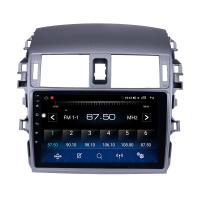 China Android 10.0 8 core car DVD player touch screen 4+32g multimedia gps navigation car radio for Toyota Corolla 2007-2013 for sale