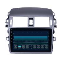 China Android 10.0 8 core car DVD player touch screen 4+32g multimedia gps navigation car radio for Toyota Corolla 2007-2013 for sale