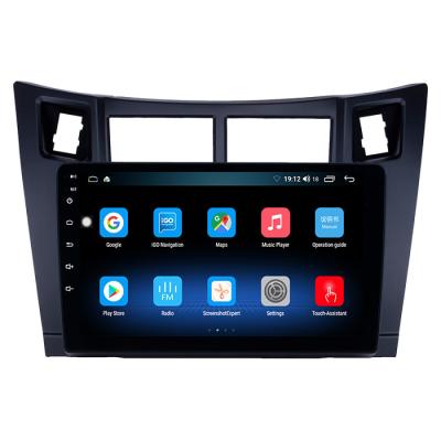 China 9 Inch 2 din Android GPS Navigation System Touch Screen Car Radio for Toyota Yaris 2005-2011 Car DVD player for sale