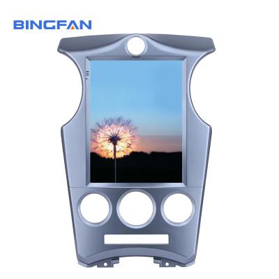 China Music usb audio lcd car android dvd player Tesla Portrait car radio support aux dab swc dvr for Kia Carens Manual AC for sale