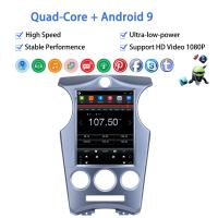 China Music usb audio lcd car android dvd player Tesla Portrait car radio support aux dab swc dvr for Kia Carens Manual AC for sale