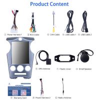 China Music usb audio lcd car android dvd player Tesla Portrait car radio support aux dab swc dvr for Kia Carens Manual AC for sale
