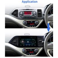 China Kia Car Stereo Picanto Morning 2011-2014 RHD 9 Inch Android 12 Full Touch Screen Car GPS Navigation Car DVD Player for sale