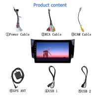 China Multimedia Player Android 9.1 Car Radio 10.1 Inch 2 Din GPS WIFI 1+16GB/2+32GB for sale