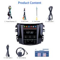 China Bingfan aux dvr carplay audio video dvd player Portrait big Screen Tesla headrest car radio for 2018 Nissan NAVARA for sale