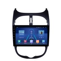 China 9 inch IPS Screen 4G Car Radio for Peugeot 206 2000-2016 RAM 2GB ROM 32GB Auto Stereo DSP System for sale