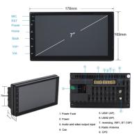China 7'' 2 DIN Car Radio Android 9.0 GPS Navi Car Screen for Apple Carplay & Android Auto FM Autoradio Multimedia BT Mirror l for sale