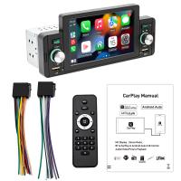 China Universal 1 Din Car Mp5 Player 5 Inch BT5.1 Car Audio Stereo Wireless Carplay for sale