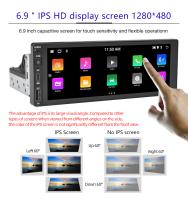 China Universal 6.9 Inch Car MP5 Player OEM GPS BT DSP FM Gps Navigation System for sale