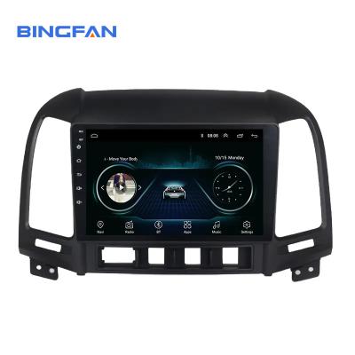 China OEM Android Auto Car Stereo GPS IPS For Hyundai Santa Fe 2006 2007 2008 for sale