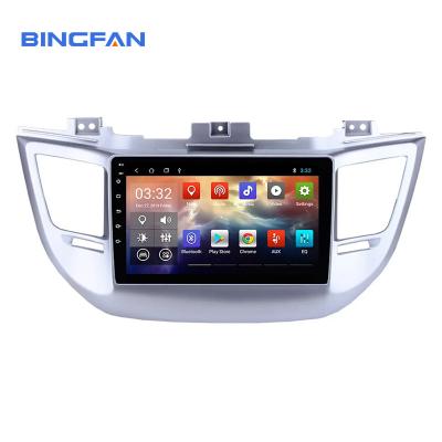 China Quad Core Android 9.1 Car Stereo 1GB+16GB For Hyundai Tucson IX35 2015 for sale