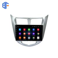 China CE Hyundai Touch Screen Radio 2.5D IPS 10 Inch For Hyundai Accent Verna Solaris for sale