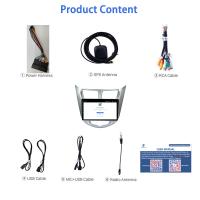 China CE Hyundai Touch Screen Radio 2.5D IPS 10 Inch For Hyundai Accent Verna Solaris for sale