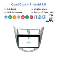 China CE Hyundai Touch Screen Radio 2.5D IPS 10 Inch For Hyundai Accent Verna Solaris for sale