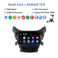 China 9 Inch Touch Screen Car Stereo Vehicle Dvd Player For Hyundai Elantra 2012 2013 for sale