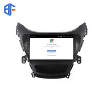 China 9 Inch Touch Screen Car Stereo Vehicle Dvd Player For Hyundai Elantra 2012 2013 for sale