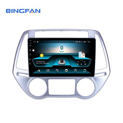 China Car Dvd Radio Multimedia Stereo GPS Player Android 10 With BT/WIFI For Hyundai I20 Manual Auto AC 2012-2014 1GB+16GB for sale