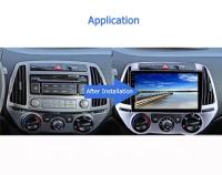 China Car Dvd Radio Multimedia Stereo GPS Player Android 10 With BT/WIFI For Hyundai I20 Manual Auto AC 2012-2014 1GB+16GB for sale