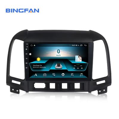 China 9 Inch 4 Core Android 10.0 1GB RAM 32GB ROM For HYUNDAI SANTA FE 2005-2012 Car Stereo Radio Player for sale