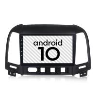 China 9 Inch 4 Core Android 10.0 1GB RAM 32GB ROM For HYUNDAI SANTA FE 2005-2012 Car Stereo Radio Player for sale