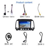 China 9 Inch 4 Core Android 10.0 1GB RAM 32GB ROM For HYUNDAI SANTA FE 2005-2012 Car Stereo Radio Player for sale