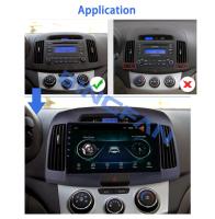 China 9 Inch 1+16GB 4 Core WIFI BT FM Mirror Link Car Stereo For Hyundai Elantra 2007-2011 Car Navigation for sale