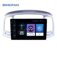 China Touch Screen Android 10 Car Stereo 9 Inch For Hyundai Accent 2006-2011 for sale