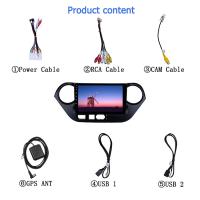 China Android 2+32GB 9 Inch  Multimedia Player GPS Navigation With 4G DSP Carplay For Hyundai Grand I10 2013-2016 for sale
