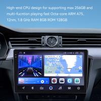 China 2K QLED IPS Screen Universal Car 2din Radio Android 11 Radio Car DVD Player Carplay for sale