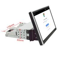 China Rotatable Screen Single Din 10 inch Car DVD Player Autoradio Stereo GPS Navigation for sale