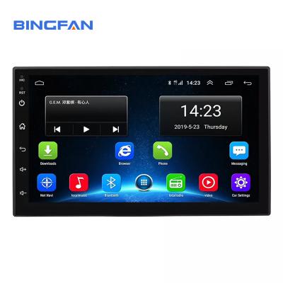 China Octa Core 2 Din Car Multimedia Player 4G WIFI AHD IPS Touch Screen Car Android Radio GPS Navigation 2+32G for sale