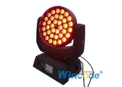 China Powerful Motors LED Moving Head Light 36pcs 18 Watt RGBW+UV+L 7 In 1 For Wedding for sale