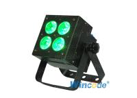 China 4×18W RGBWA+UV 6 in 1 LED Par Light, LED Flat Par Light, LED Uplight For Wedding Dj Events for sale
