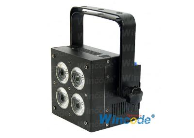 China 4×18W RGBWA+UV 6 in 1 LED Par Light, LED Flat Par Light, LED Uplight For Wedding Dj Events for sale