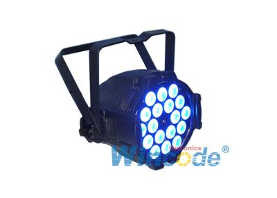 China 4 / 7 Channels LED Par 64 For Wedding , Professional Stage Lighting 18 × 10W for sale