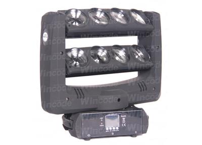 China LED Spider Beam Moving Head Light 8pcs 12W 4 In One Color For Stage Show for sale