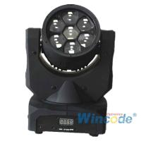 China Smart Control LED Moving Head Light 7*10W 0-100% Linear Dimmer With 16 Bit for sale