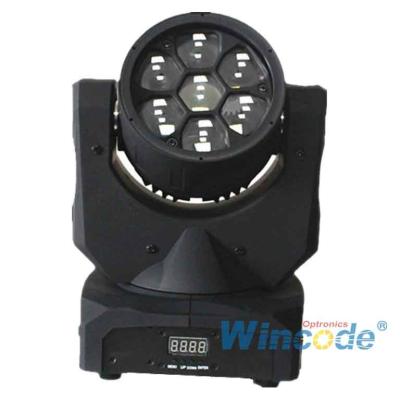 China Smart Control LED Moving Head Light 7*10W 0-100% Linear Dimmer With 16 Bit for sale