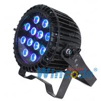 China Slim Waterproof Led Par Light , Flat Par Up Light 12*18W RGBAW UV 6 in 1 for sale
